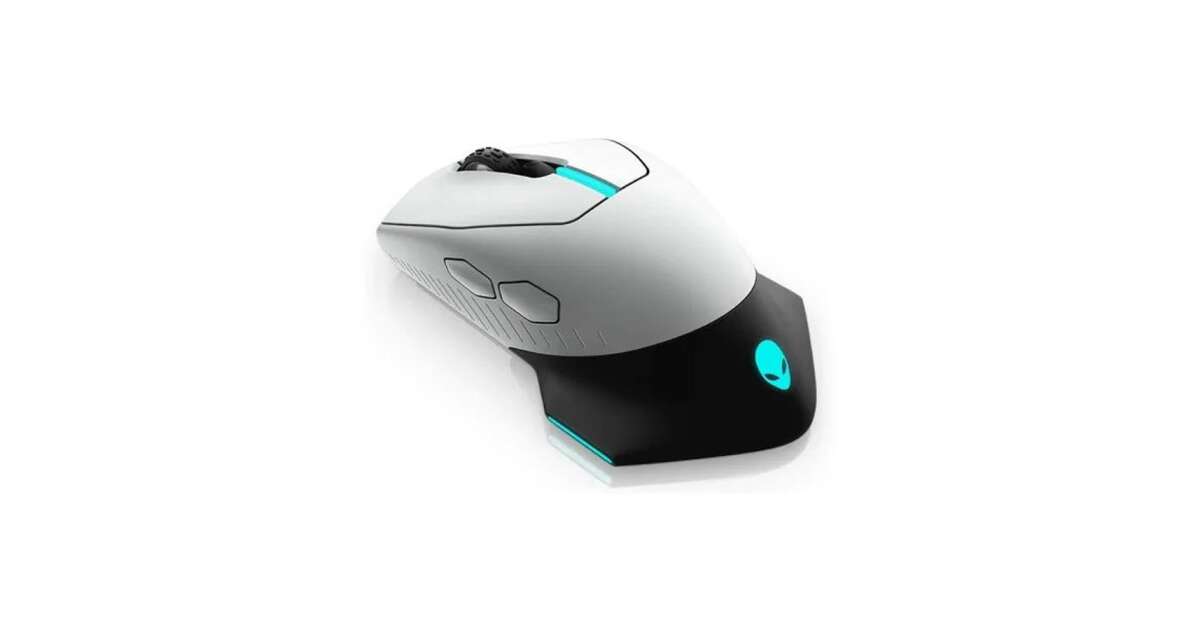DELL Alienware 610M Wired / Wireless Gaming Mouse - AW610M (Lunar Light ...