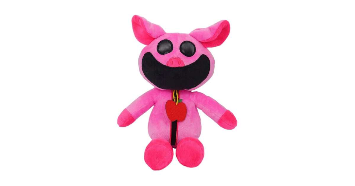 Poppy Playtime Smiling Critters Picky Piggy plüss 30cm | Pepita.hu