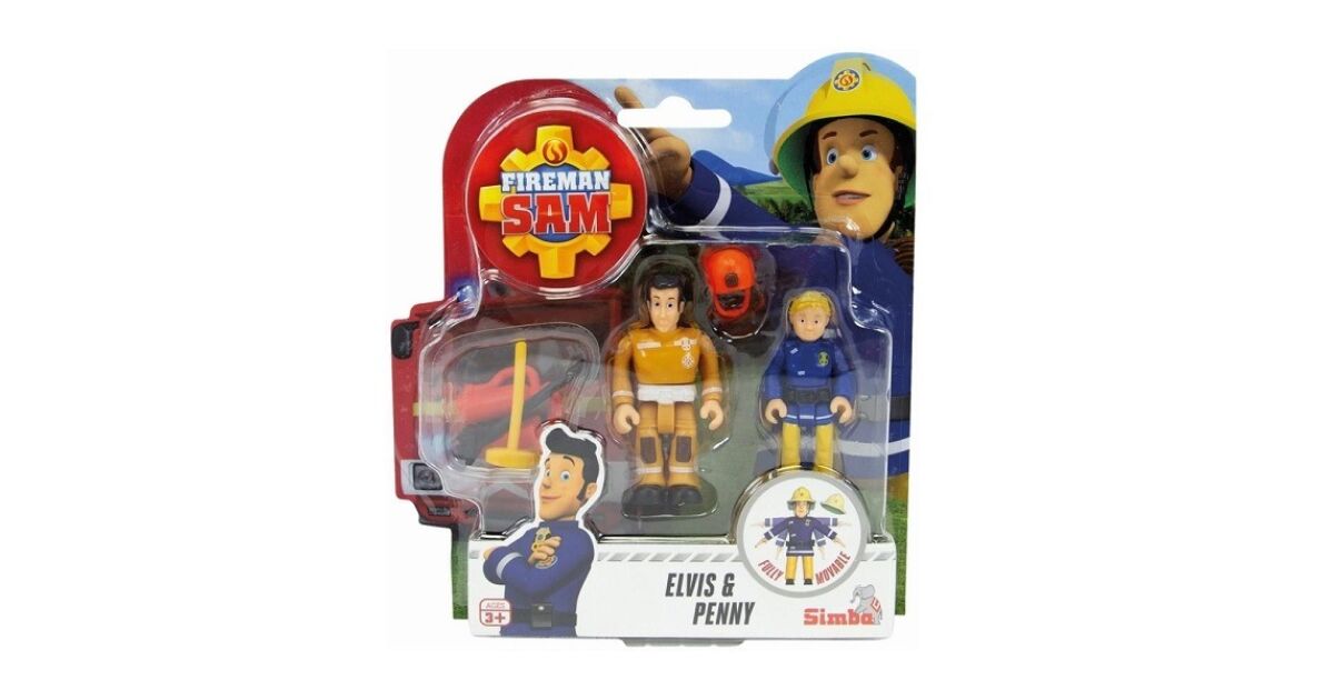 Sam a tűzoltó 2 db-os figurák - Elvis & Penny | Pepita.hu