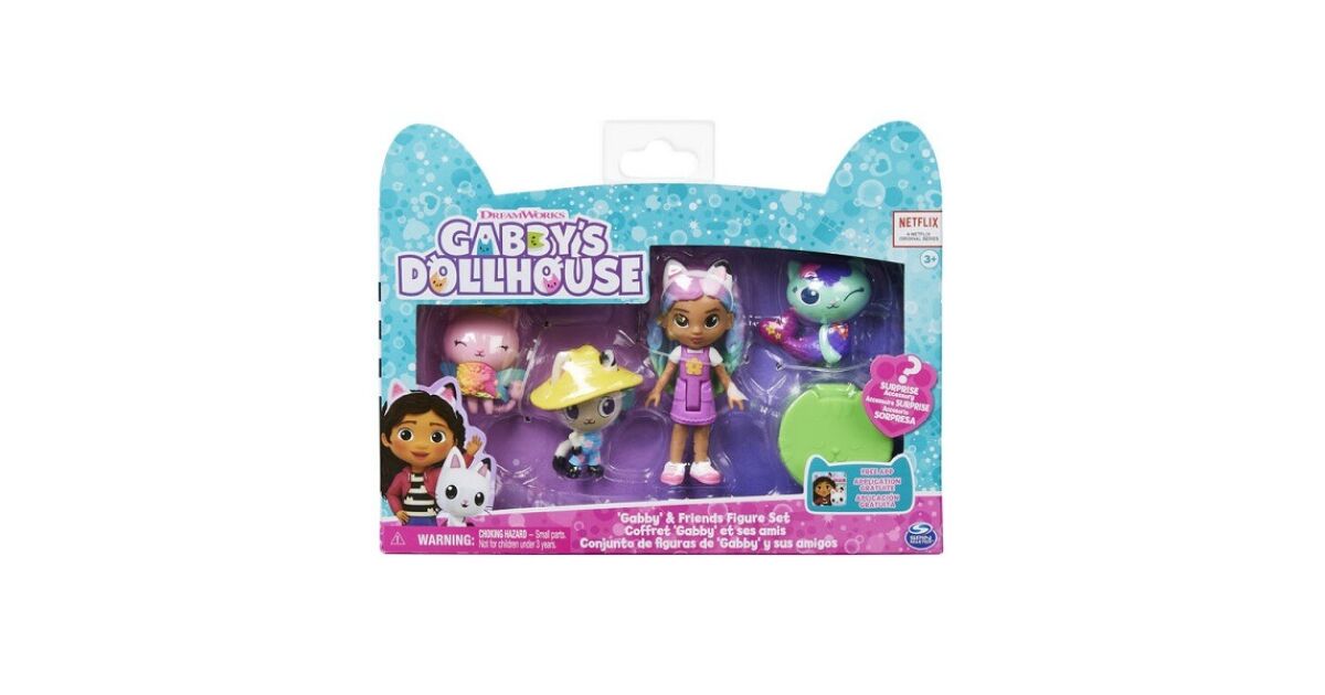 Gabby's Dollhouse Gabby and Friends Figure Set | Pepita.com