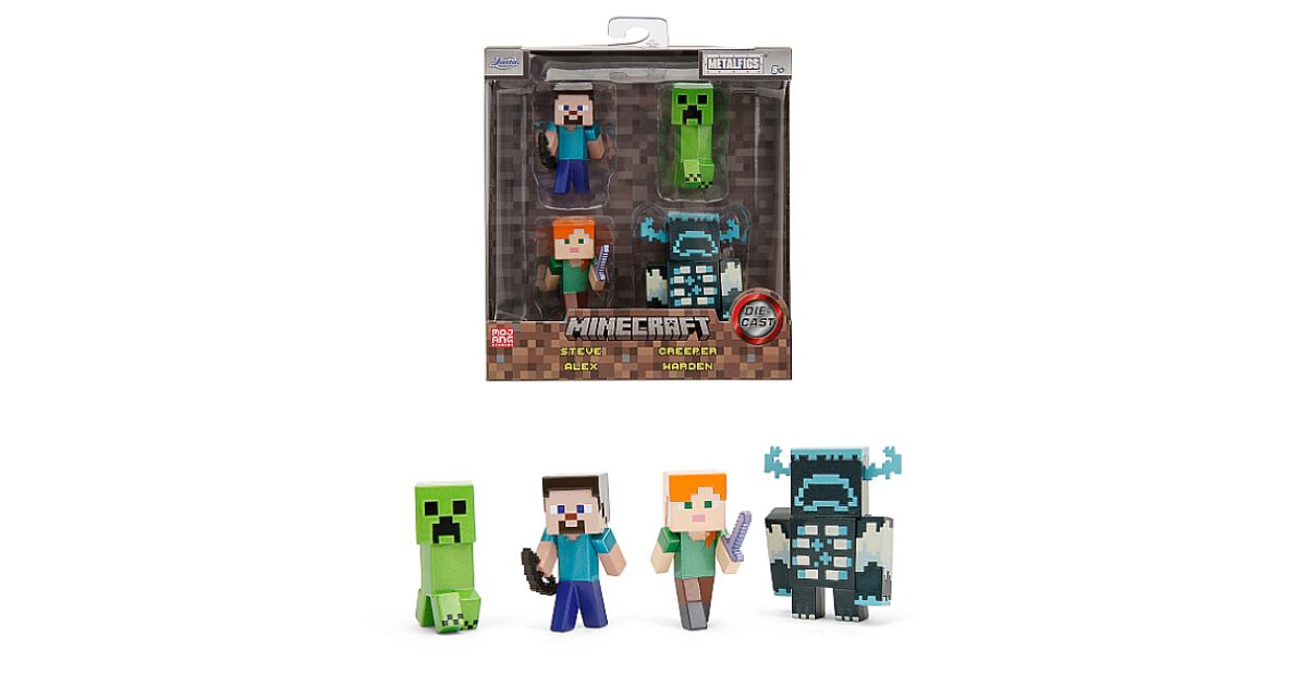 Jada Minecraft Nano figura 4 db-os szett | Pepita.hu