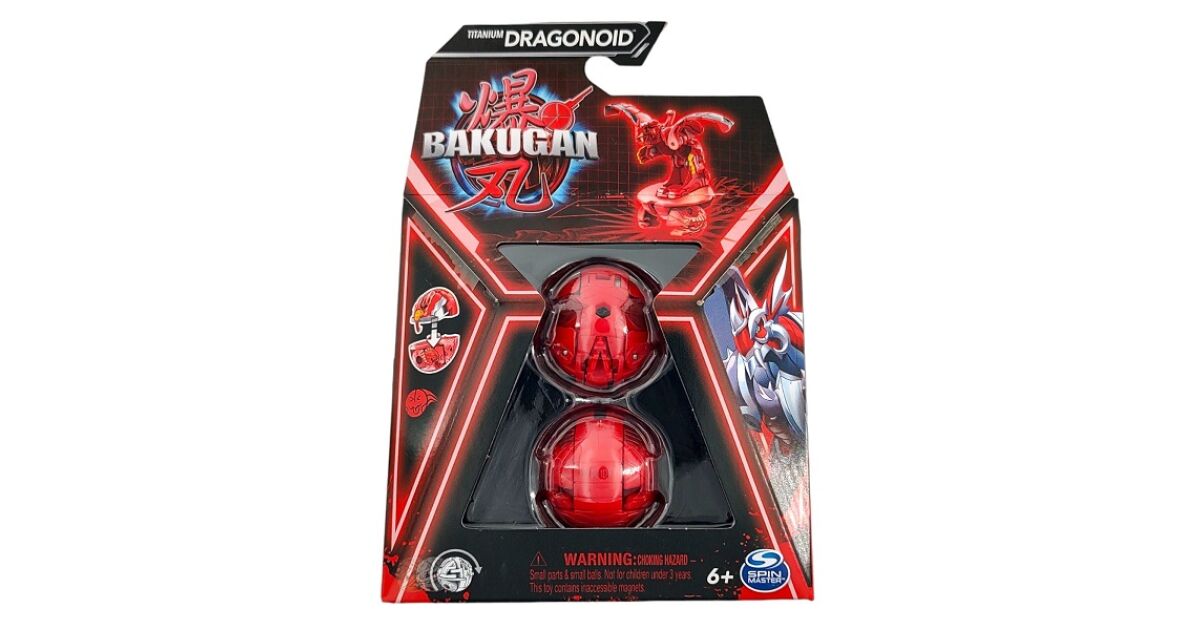 Bakugan Core kombinálható golyó 1 db-os - Titanium Dragonoid - Combine ...