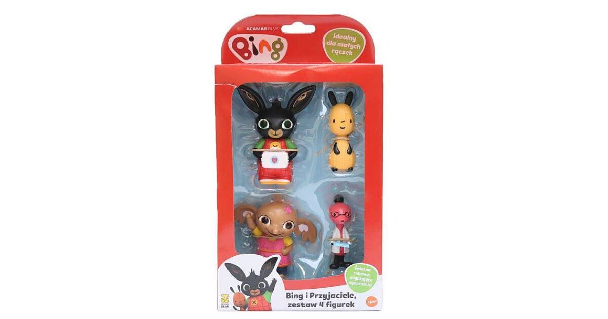 Bing nyuszi figura szett 4 db-os - Bing, Molly, Sula, Flop | Pepita.hu