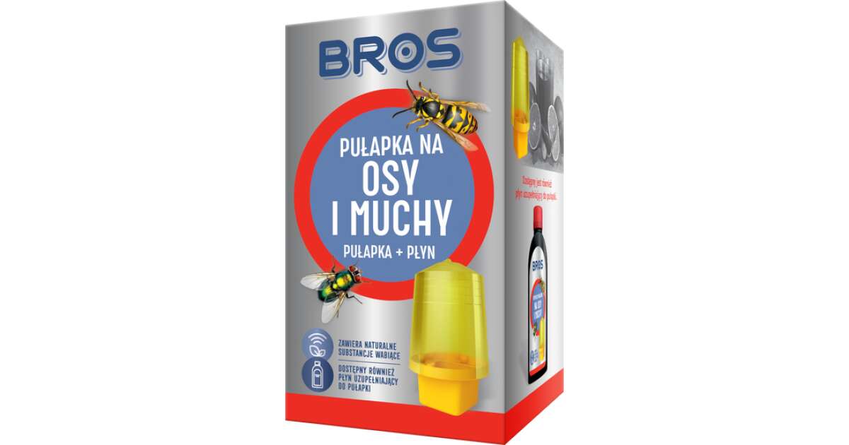 Bros Wasp and fly trap + liquid bait 10 pcs/carton | Pepita.com