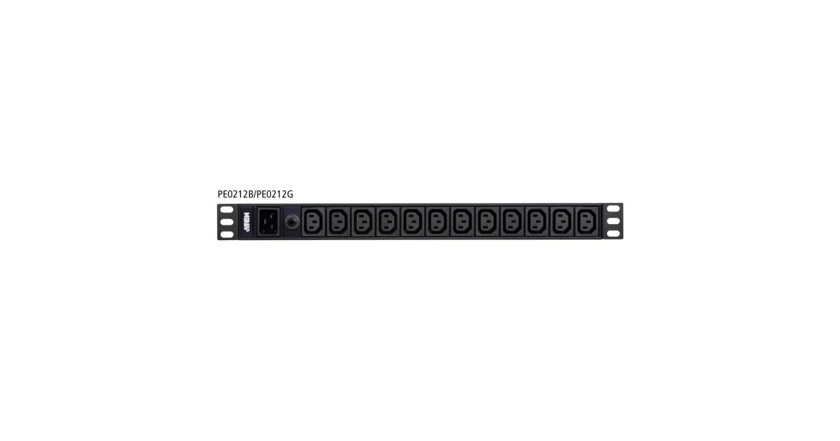 Aten PE0212G Basic 240V PDU 12 prize 3m - Negru | Pepita.com