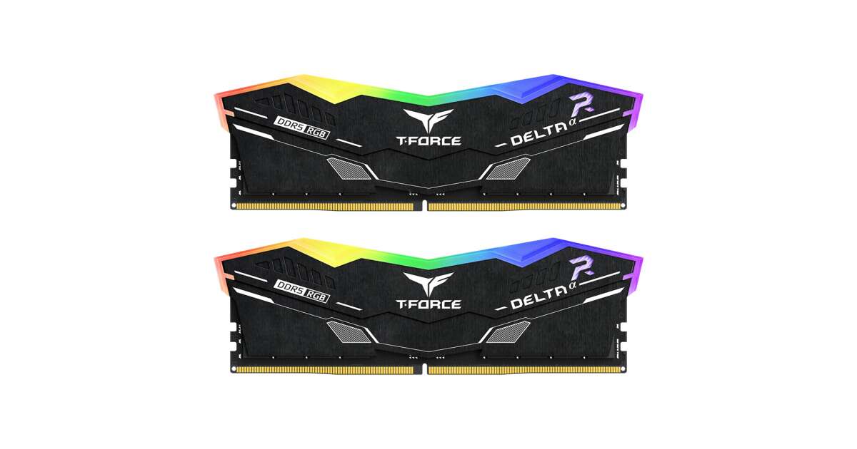 TeamGroup 32GB / 6000 T-Force Delta RGB DDR5 RAM (2x16GB) | Pepita.hu