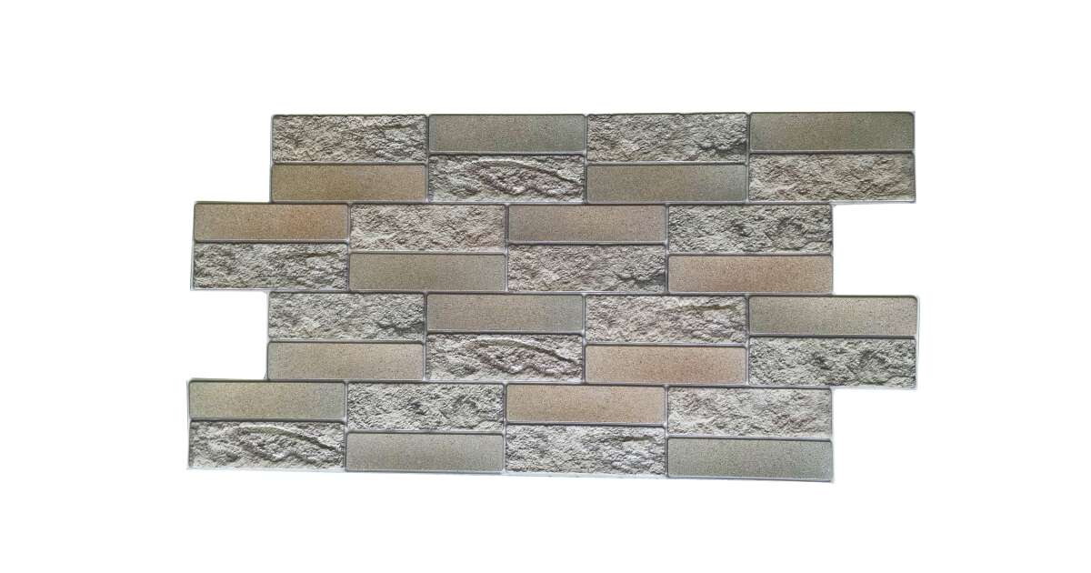Panou decorativ PVC, brick, 98x48x0.3 cm | Pepita.com
