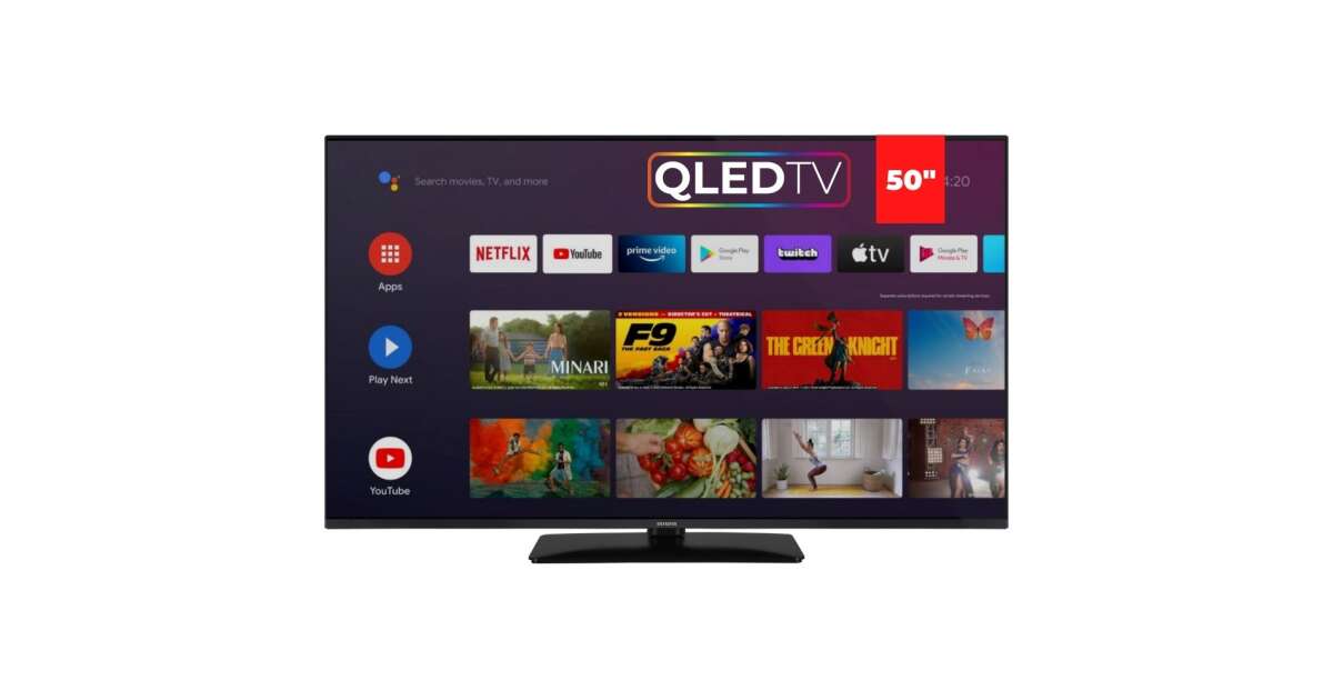 Aiwa QLED-850UHD-SLIM 50 (125cm), QLED, DLED, 4K UHD, Android high-end TV | Pepita.com