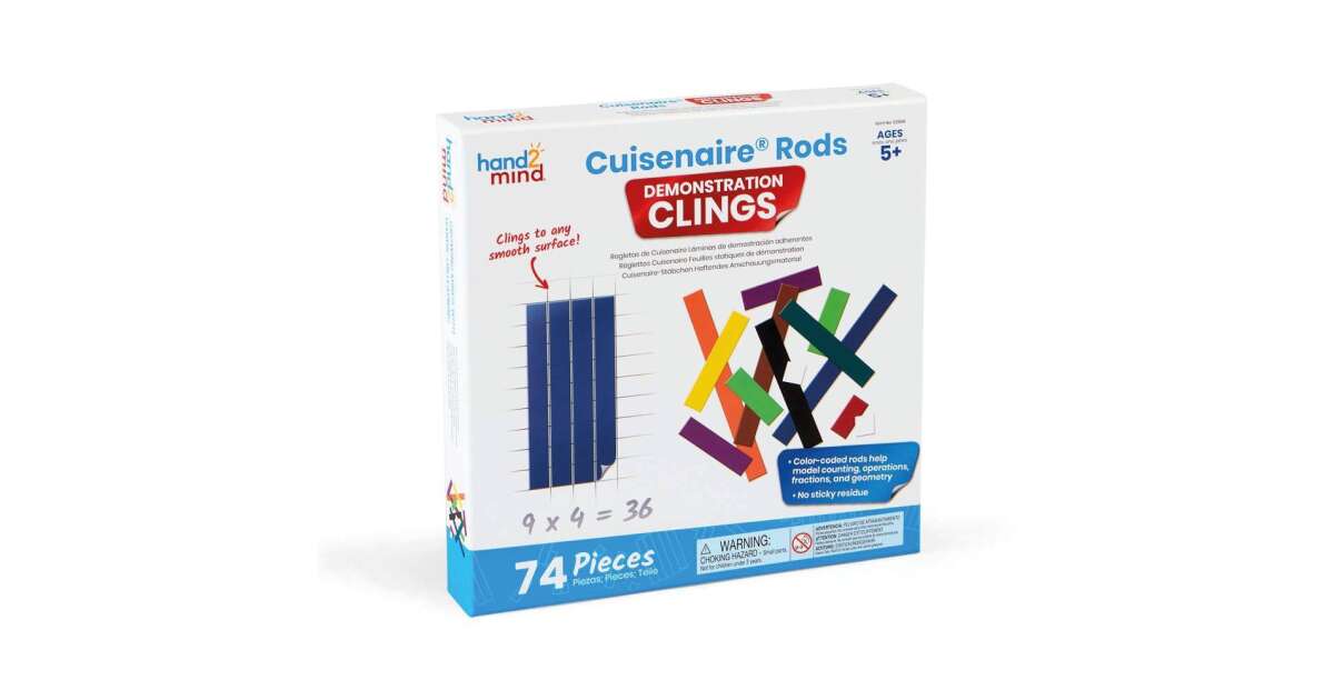 Demonstrációs matematikai rudak - 74 db-os - Learning Resources | Pepita.hu