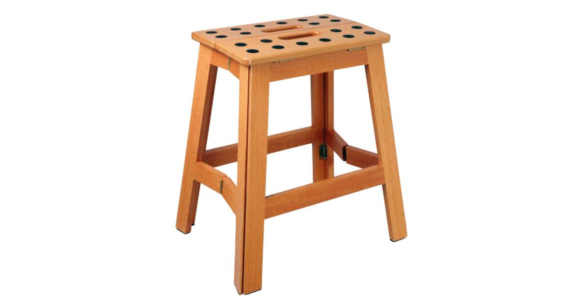 Összecsukható fa sámli, XL | Pepita.hu