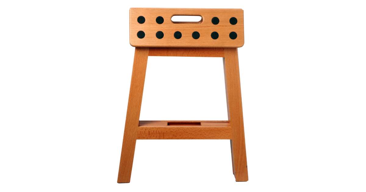 Összecsukható fa sámli, XL | Pepita.hu