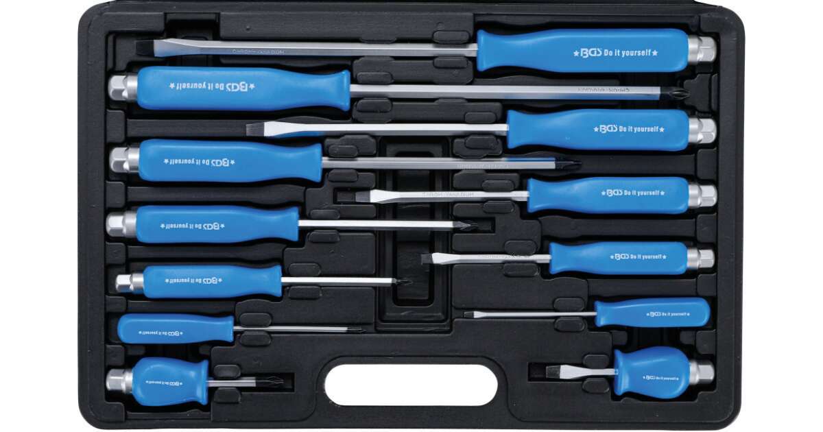 Kraftmann 12 részes csavarhúzó készlet MSZ: 995022 (BGS 7890) | Pepita.hu