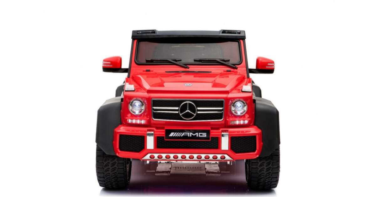 Mercedes G63 6 x 6 piros akkumulátoros autó | Pepita.hu