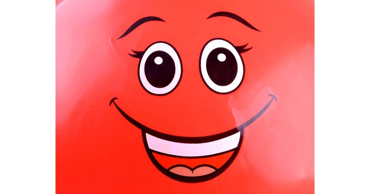 Füles ugráló labda gyerekeknek piros színben | Pepita.hu