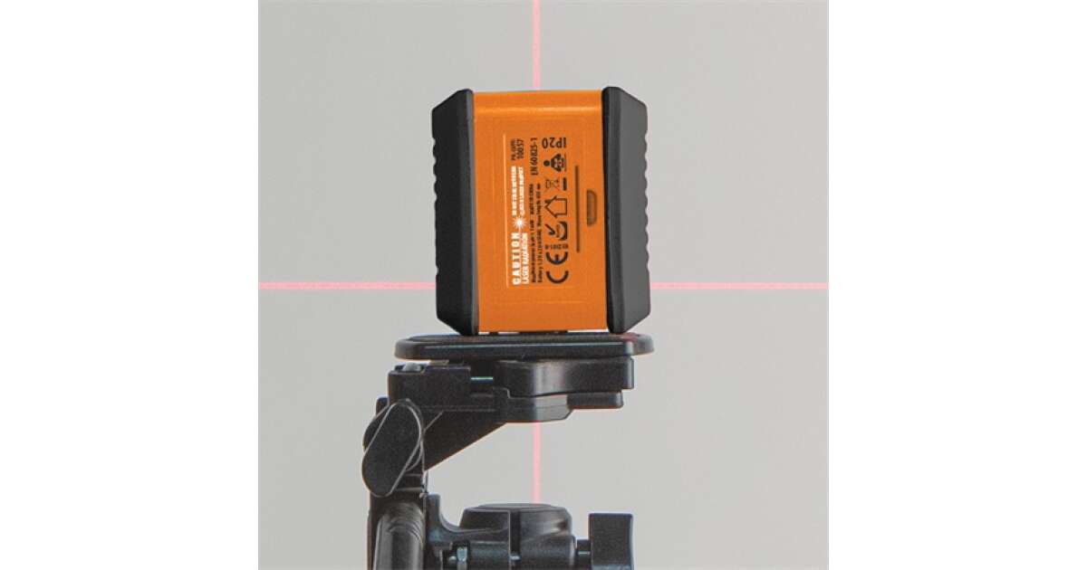 Laser level - mini - 2 x AAA - max 10 m - with red laser | Pepita.com