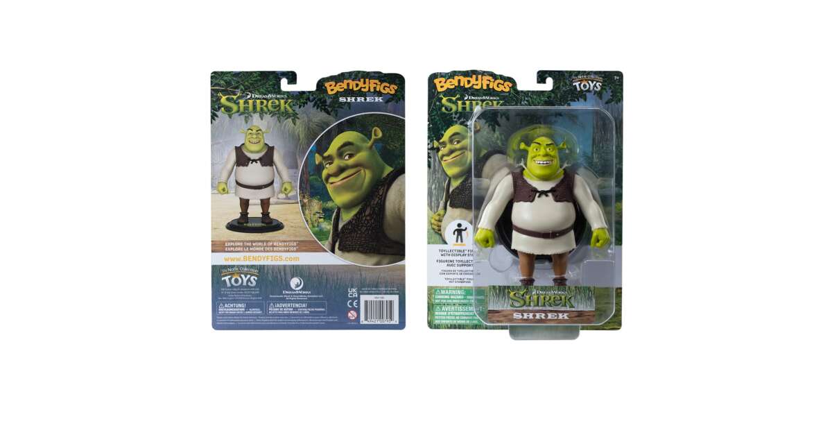 BendyFigs DreamWorks Shrek figura 15 cm | Pepita.hu