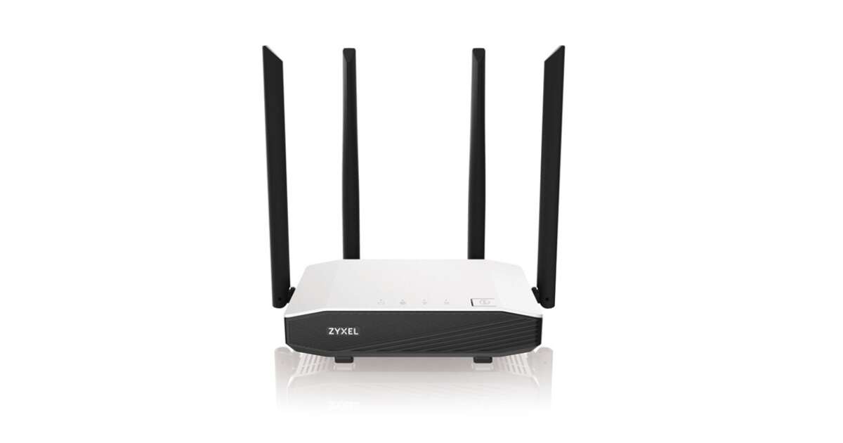 ZYXEL Wireless Router Dual-Band AC1200 1xWAN(1000Mbps) + 4xLAN(1000Mpbs ...