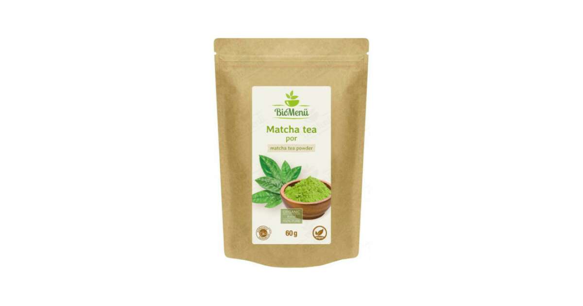 Biomenü Bio Matcha tea por – 60g | Pepita.hu