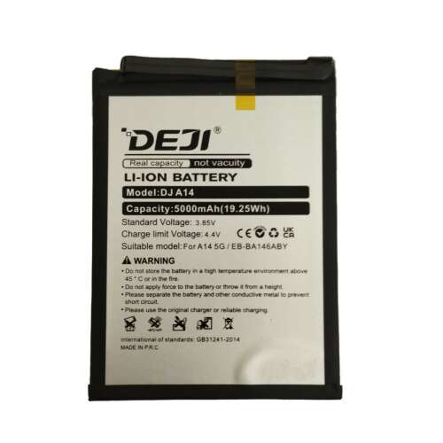 Deji DJ A14 - Samsung Galaxy A14 5G Akkumulátor - 5000mAh | Pepita.hu