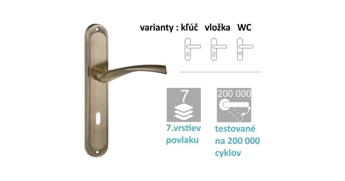 DIANA Kilincs - Bronz - 90mm Kulcslyuk | Pepita.hu