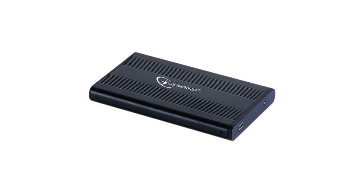 Gembird Külső HDD/SSD Tok - 2.5 SATA - Alumínium | Pepita.hu