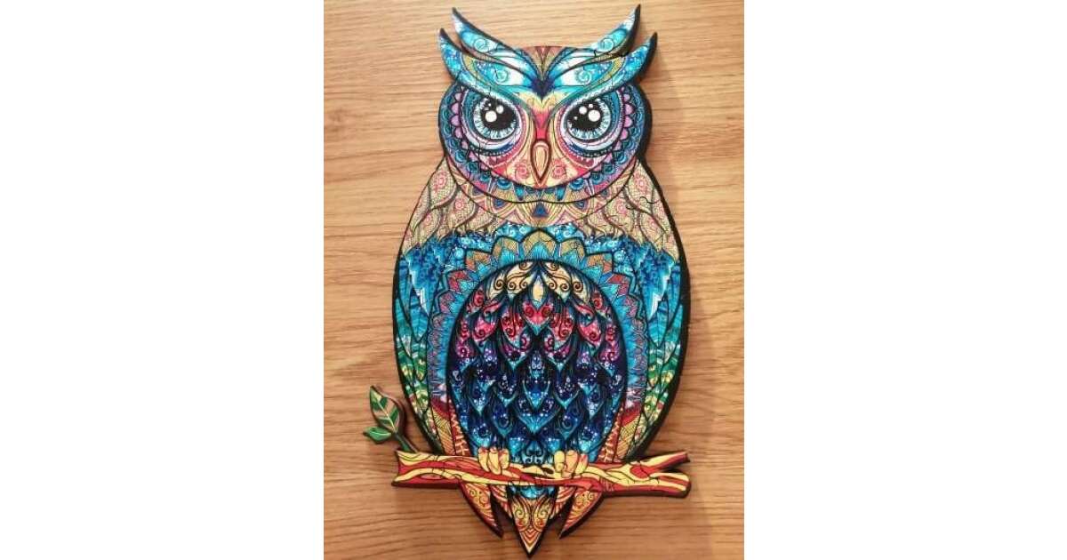 Fa puzzle gyerekeknek bagoly | Pepita.hu