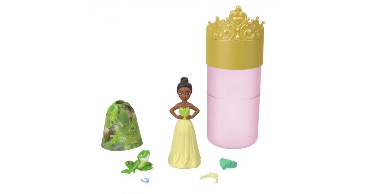 Mattel Disney hercegnők Color Reveal meglepetés mini baba (HMB69 ...