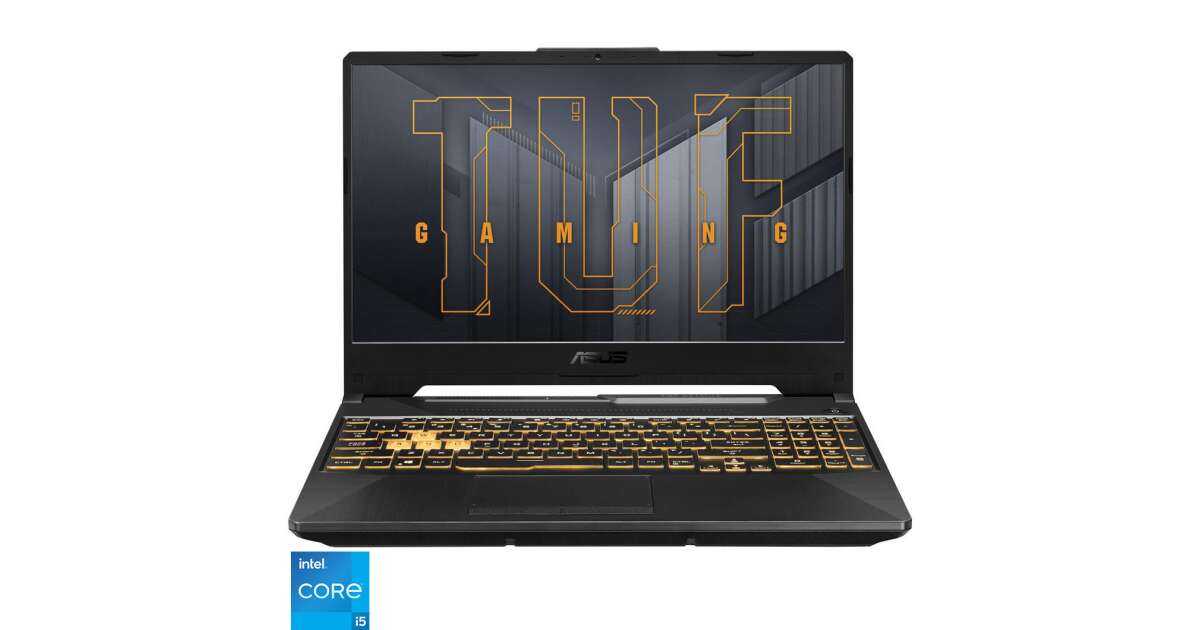 ASUS TUF F15 FX506HE Gaming Laptop Intel® Core™ i5-11400H processzorral akár 4,5 GHz-ig, 15,6 ...