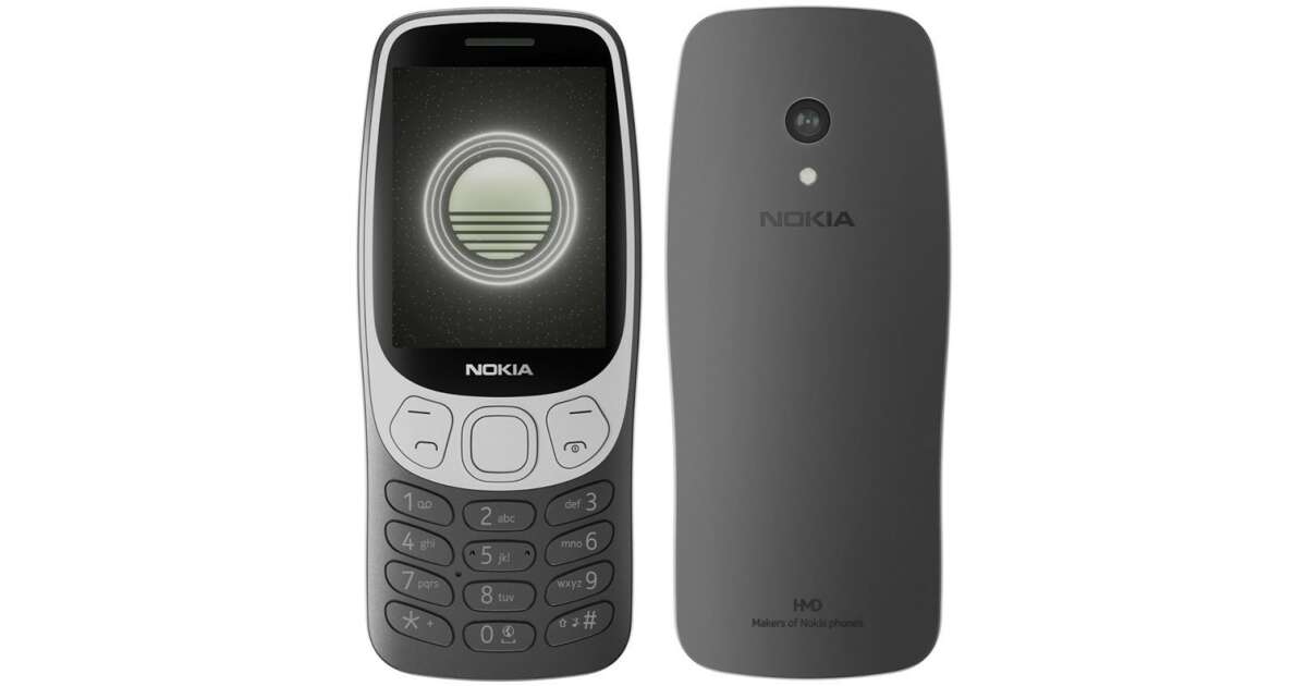 Nokia 3210 4G 2,4 DualSIM fekete mobiltelefon | Pepita.hu