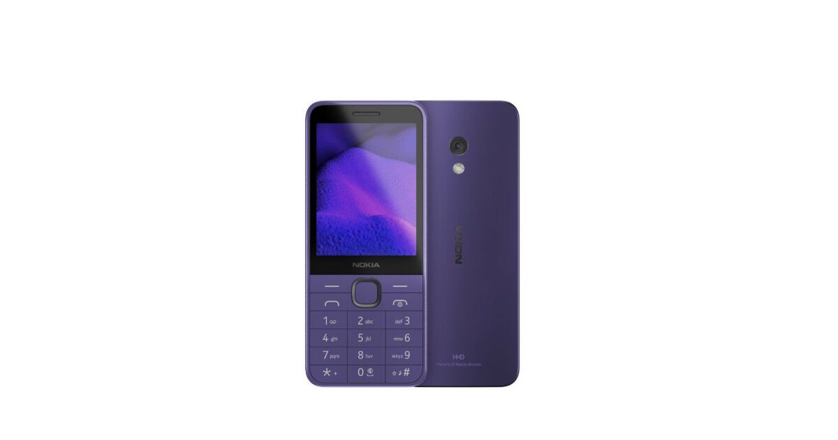 Telefon mobil Nokia 235 (2024) 4G Dual SIM, violet (1GF026GPF1L08 ...