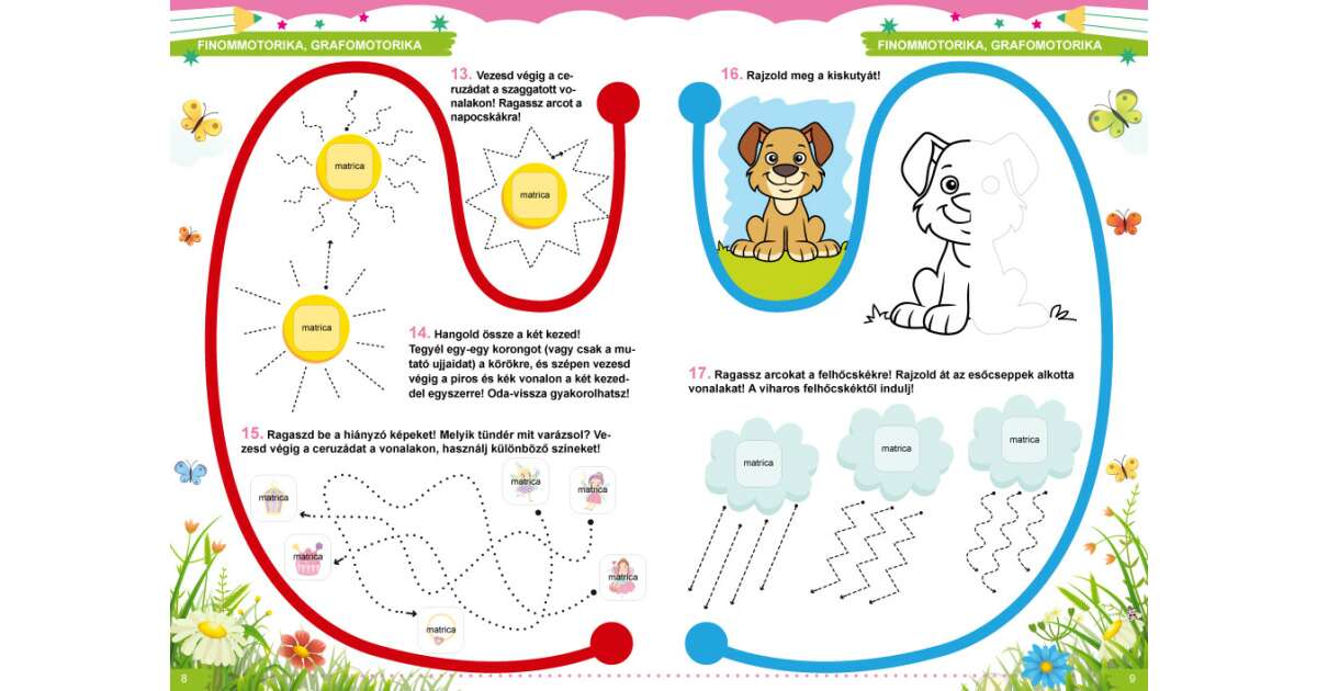 Finommotorika, grafomotorika | Pepita.hu
