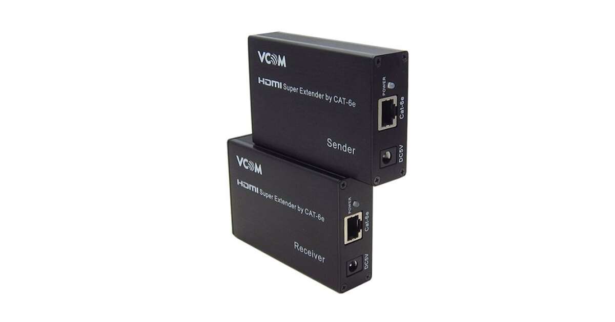 VCOM HDMI Extender UTP Jeltovábbító FullHD 60m | Pepita.hu