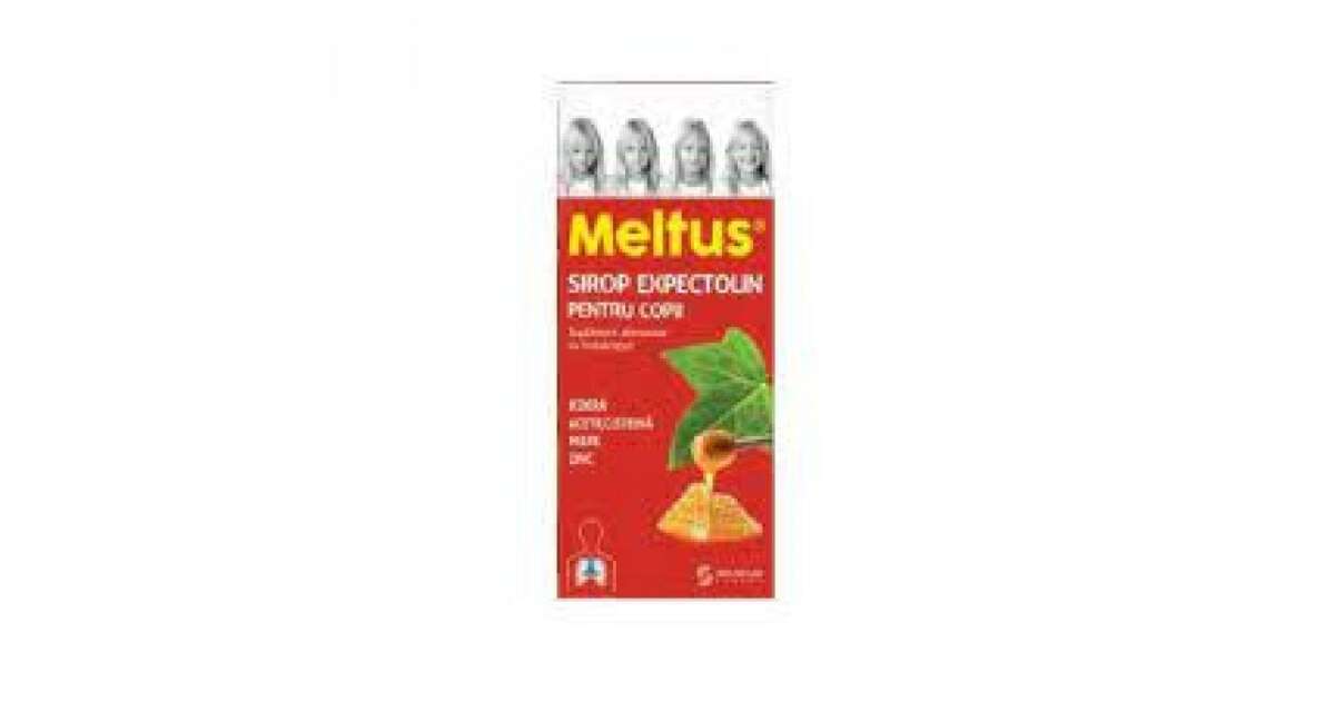 Sirop Expectolin pentru copii Meltus, 100 ml, Solacium Pharma | Pepita.com