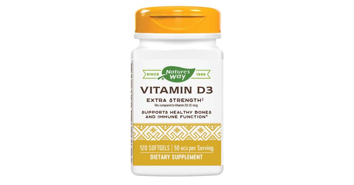Vitamina D3 2000 UI Nature's Way, 120 capsule, Secom | Pepita.com