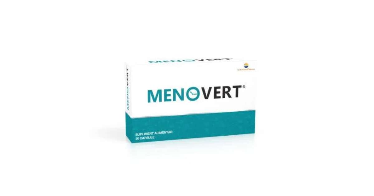 Sun Wave Pharma - Menovert Menopauza Táplálékkiegészítő - 30 kapszula ...