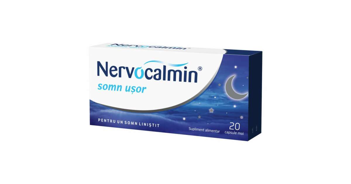 Nervocalmin somn usor, 20 capsule, Biofarm | Pepita.com