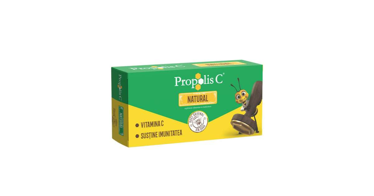 Propolis C Natural, 30 comprimate, Fiterman | Pepita.com