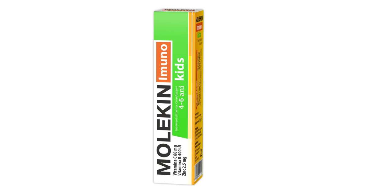 Molekin Imuno Kids, 20 comprimate efervescente, Zdrovit | Pepita.com