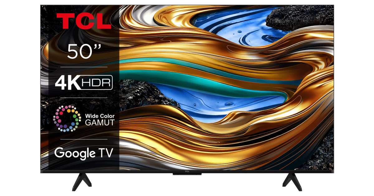 TCL 50P755 4K UHD Smart LED TV, 127 cm, Dolby Atmos, Dolby Vision ...