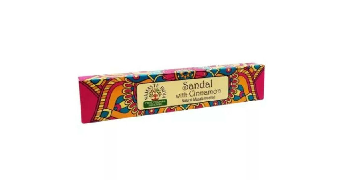 NAMASTE INDIA PALIENKI SANDAŁOWY I CYNAMONOWY 15G | Pepita.com