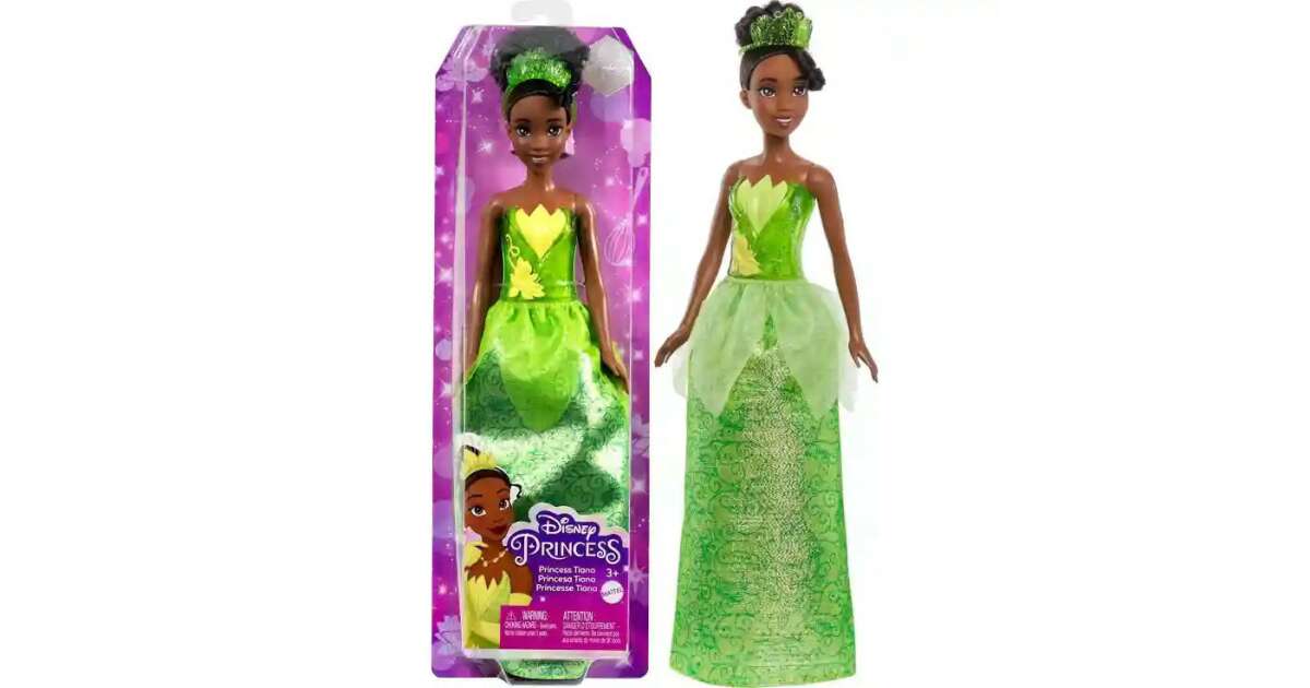 Mattel Disney A hercegnő és a béka: Tiana hercegnő baba | Pepita.hu