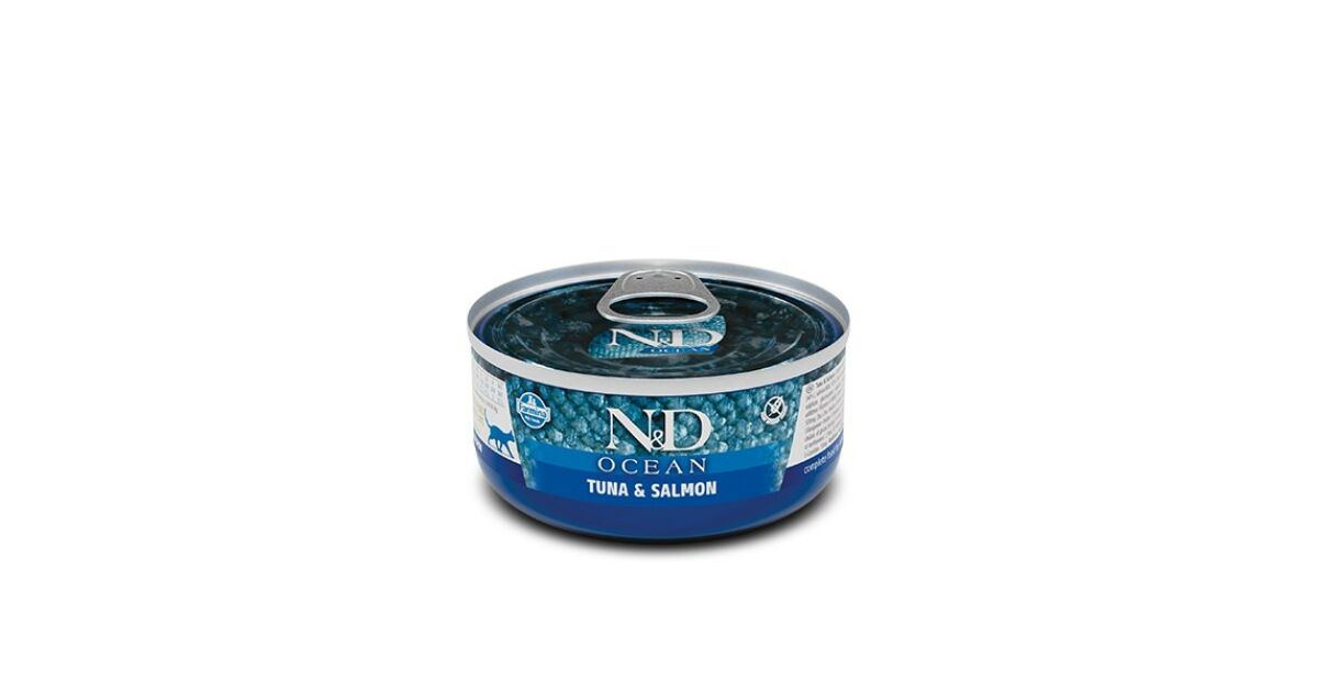 N&D Ocean cat conservă ton&somon 70g | Pepita.com