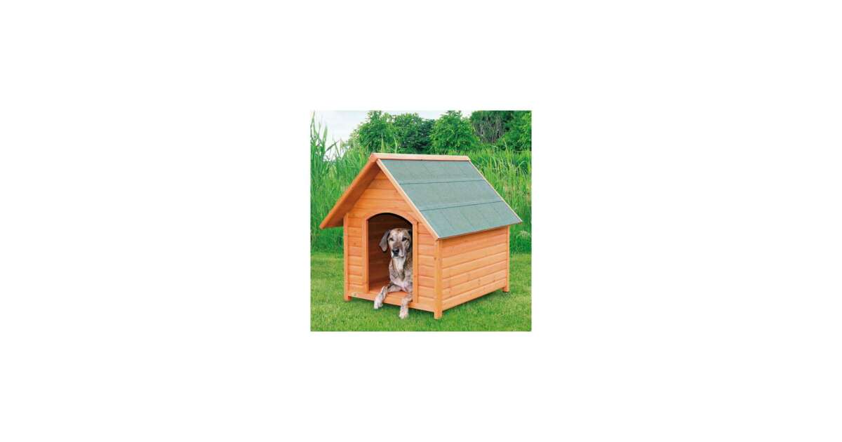 Trixie Kutyaház nyeregtetővel L 96x105x112cm natúr | Pepita.hu