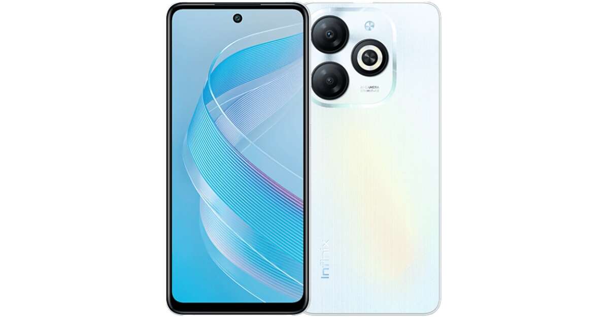 Telefon mobil Infinix SMART 8, 3GB RAM, 64GB, 4G, Galaxy White (X6525GW ...