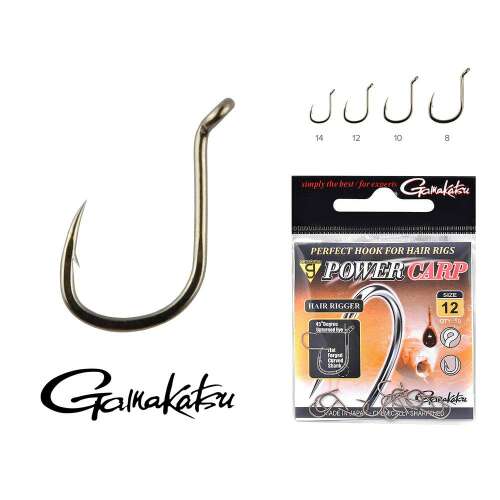 GAMAKATSU Power Carp Hair Rigger 10db/cs. 14-es AKCIÓ -20% | Pepita.hu