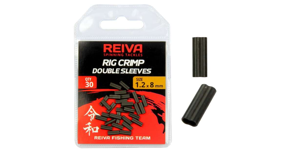 REIVA Manșon de sertizare - dublu 30 buc/set 0.8 x 8 mm | Pepita.com