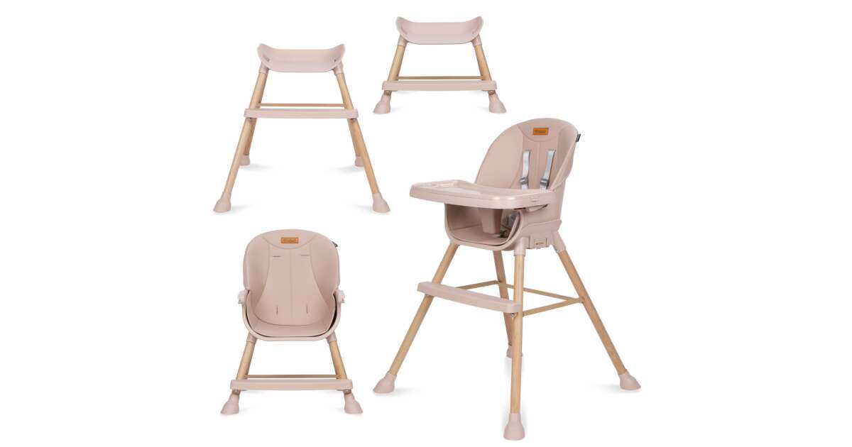 Kidwell Eatan 4in1 átalakítható Etetőszék #rózsaszín-barna | Pepita.hu