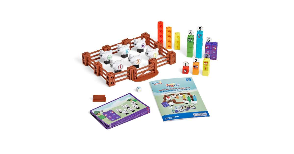 MathLink® Cubes Numberblocks - Sheep Farm | Pepita.com
