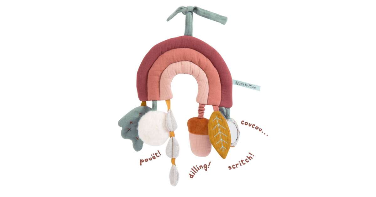 Recenzii: Jucarie senzoriala bebe Curcubeu cu activitati, Moulin Roty ...