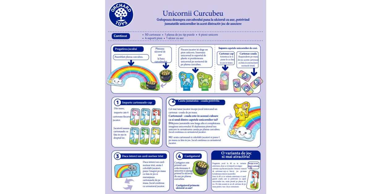 Rainbow Unicorns Educational Game | Pepita.com